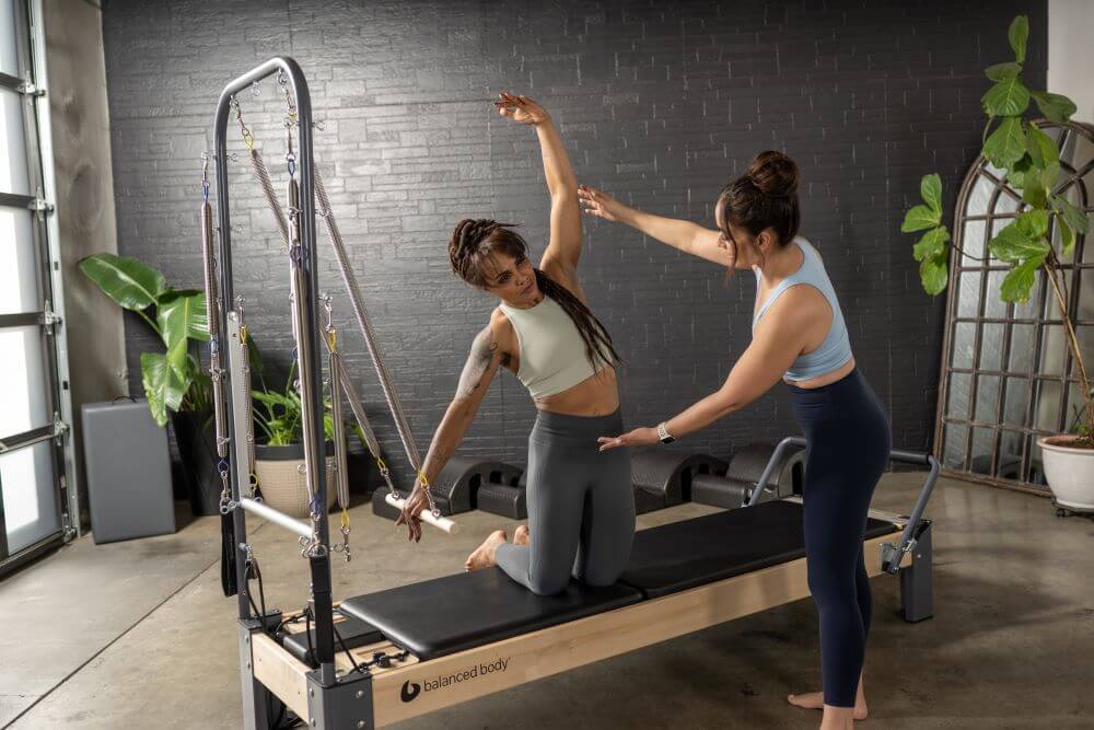 Rialto Reformer with Tower – Balanced Body Poland - pilates equipment